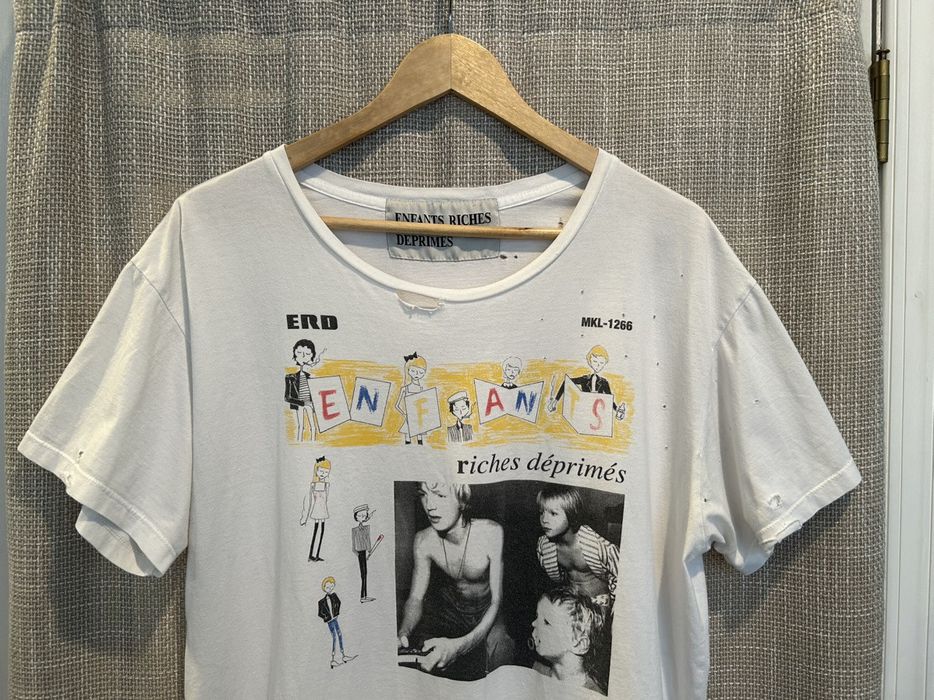 Enfants Riches Deprimes Enfants Riches Deprimes ERD Distressed T Shirt ...