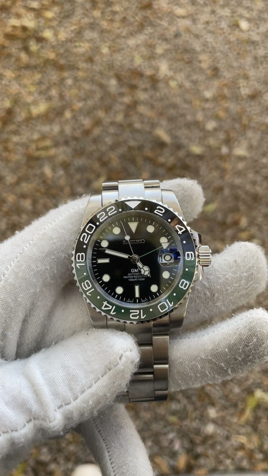 Seiko Seiko GMT Mod “Sprite” Dive Watch | Grailed
