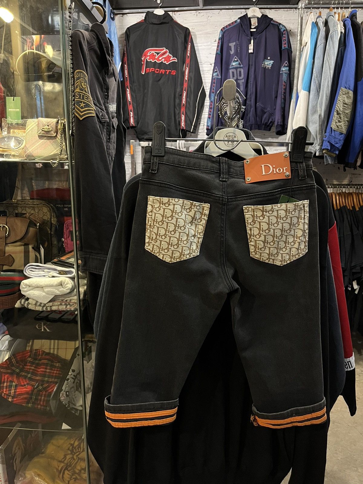 Vintage Bootleg Christian Dior Denim Shorts Monogram | Grailed