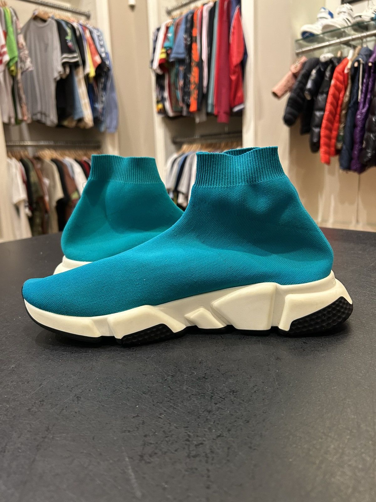 Balenciaga Balenciaga Runner Sneakers - Teal | Grailed