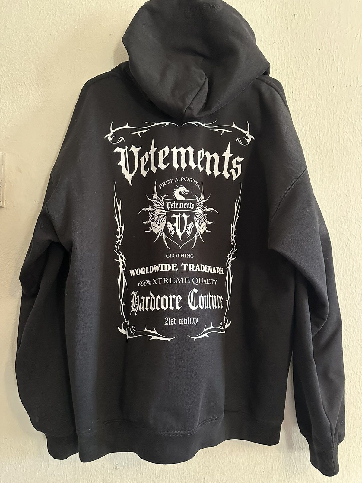 Vetements Vetements Hardcore Couture Pret-A-Porter Hoodie | Grailed