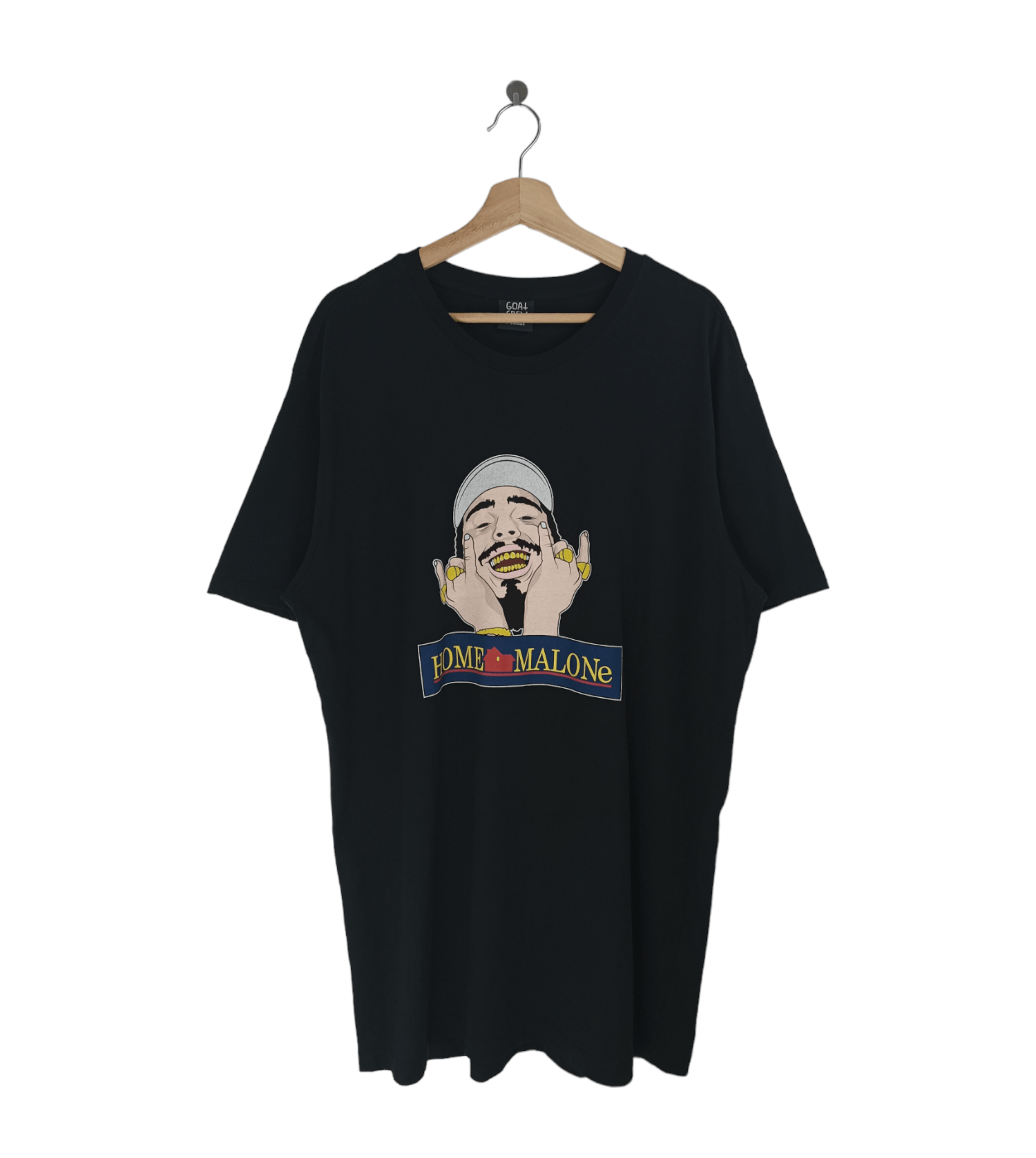 GOAT Crew POST MALONE X HOME ALONE HOME MALONE PARODY TEE HUMOR FUNNY ...