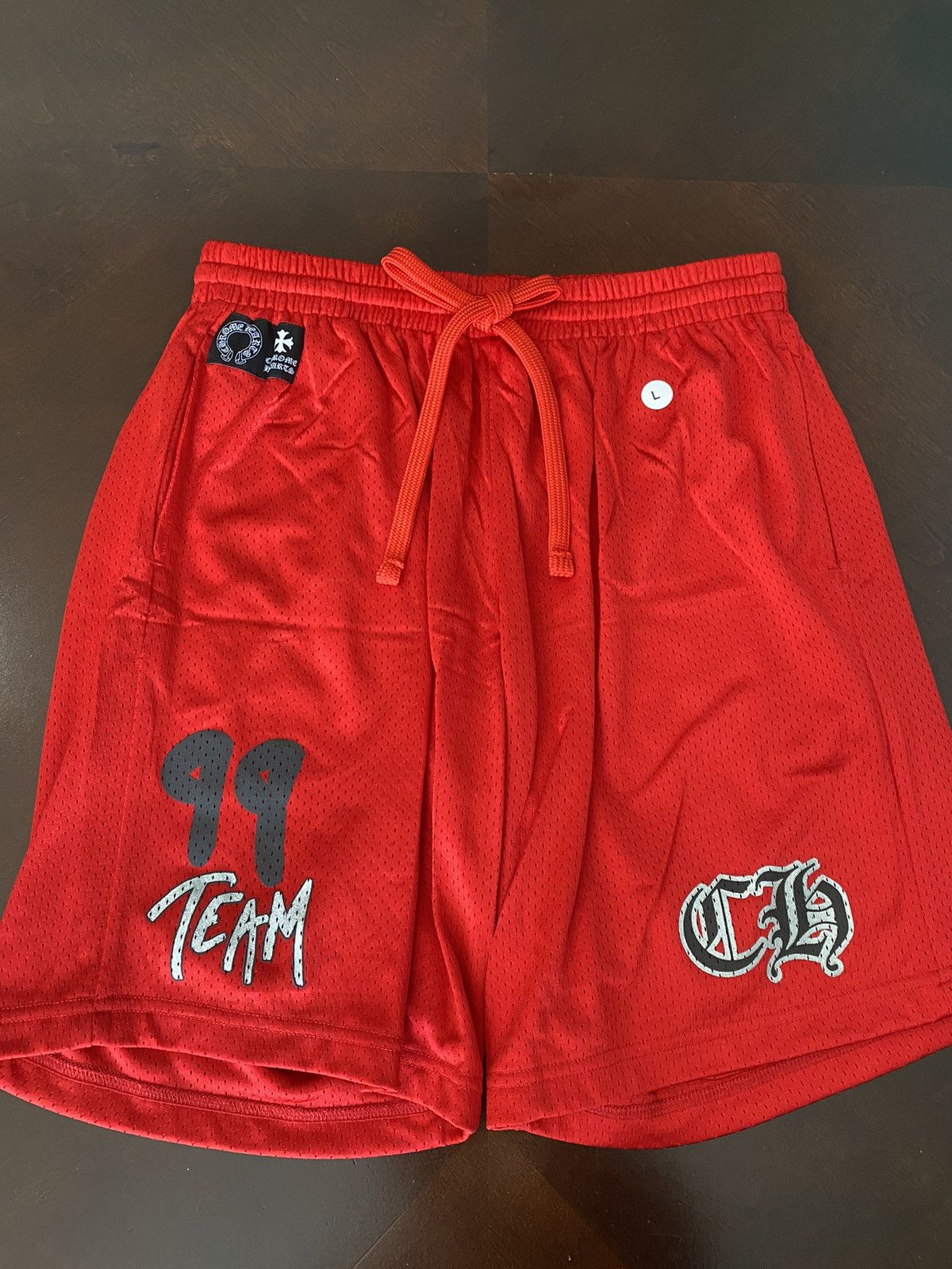 Chrome Hearts CHROME HEARTS MATTY BOY FORM MESH VARSITY SHORTS | Grailed