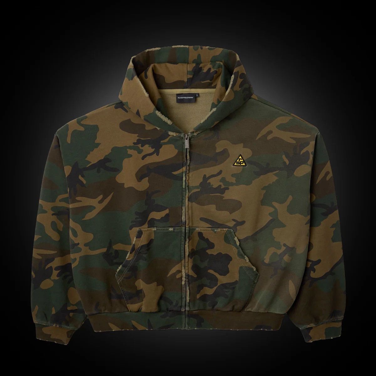 The GV Gallery GV Gallery Raspberry Hills Camo Bunker Zip Up Hoodie ...
