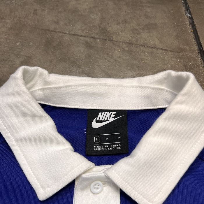 Nike Nike ‘Swoosh’ Polo Rugby Long Sleeve Quarter Button Shirt | Grailed