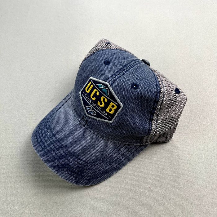 Vintage UC Santa Barbara Hat Snapback Trucker Blue UCSB University ...