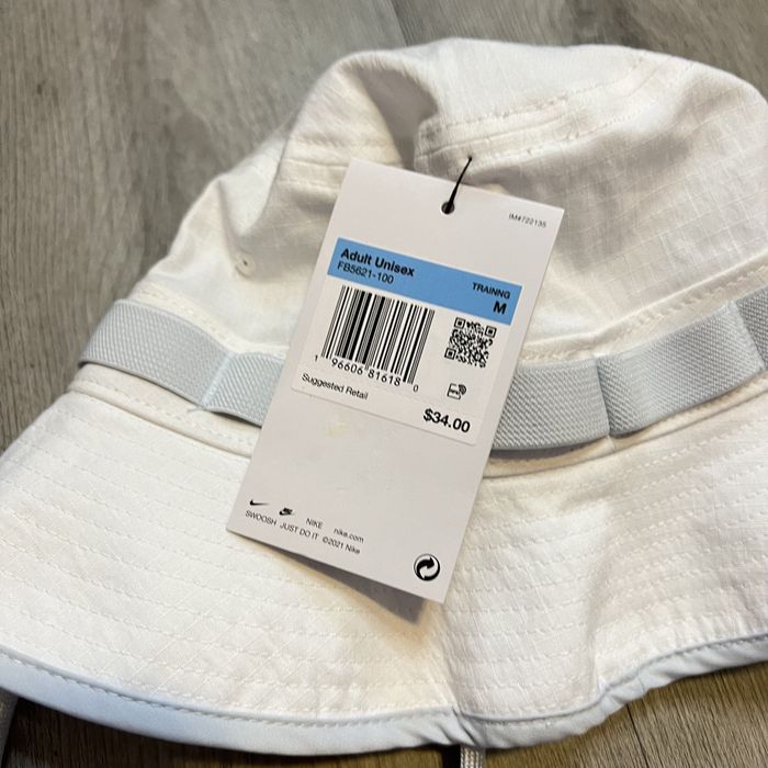 Nike Nike Dri Fit Apex Boonie Bucket Hat White / Pure Platinum | Grailed