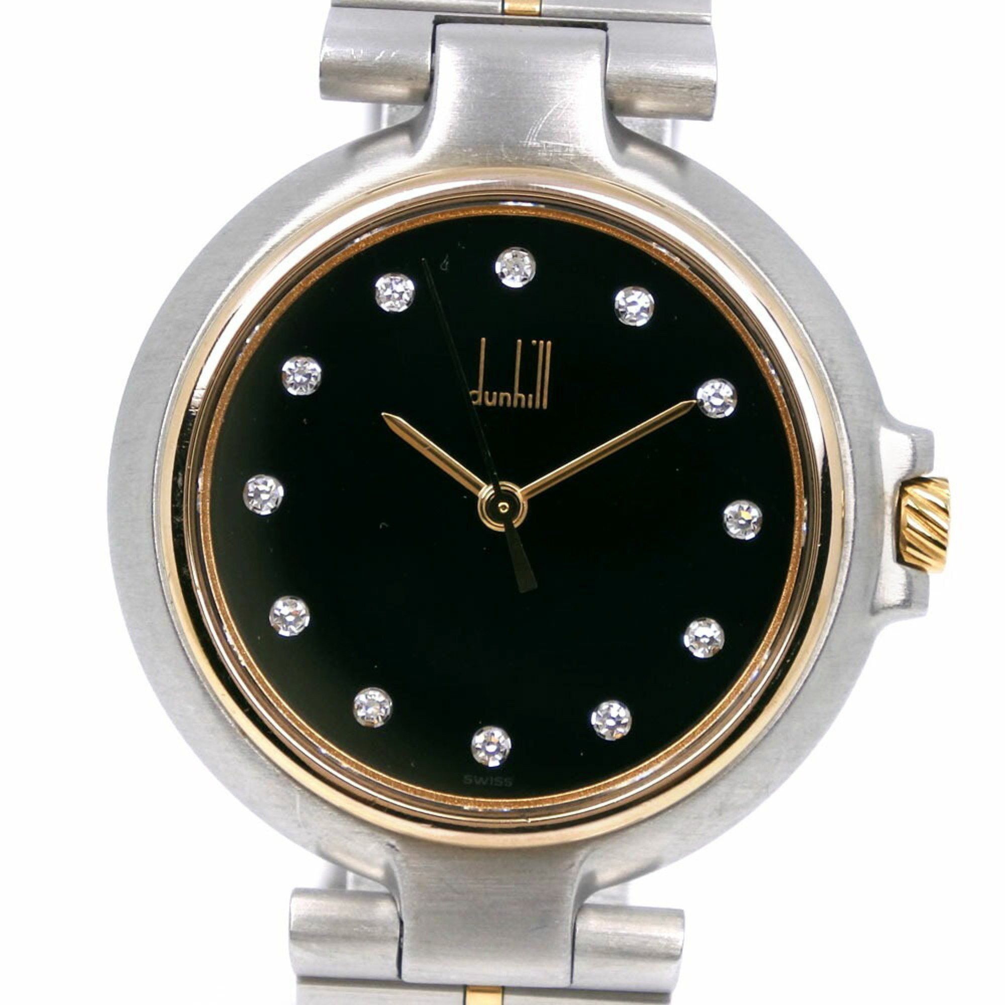 Alfred Dunhill Dunhill Millennium Watch 12P Diamond Stainless Steel ...