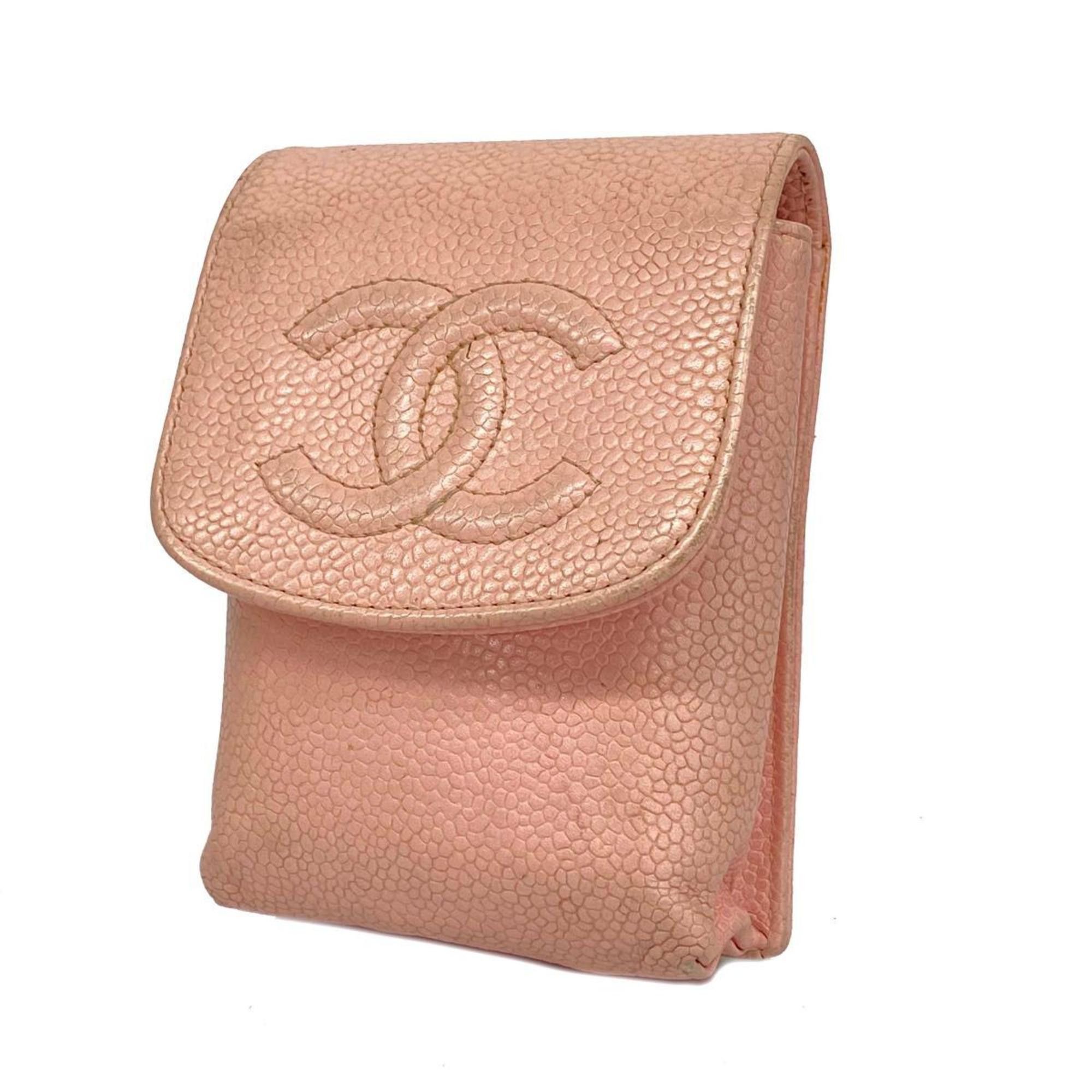 Chanel Chanel Cigarette Case Caviar Skin Pink Ladies | Grailed