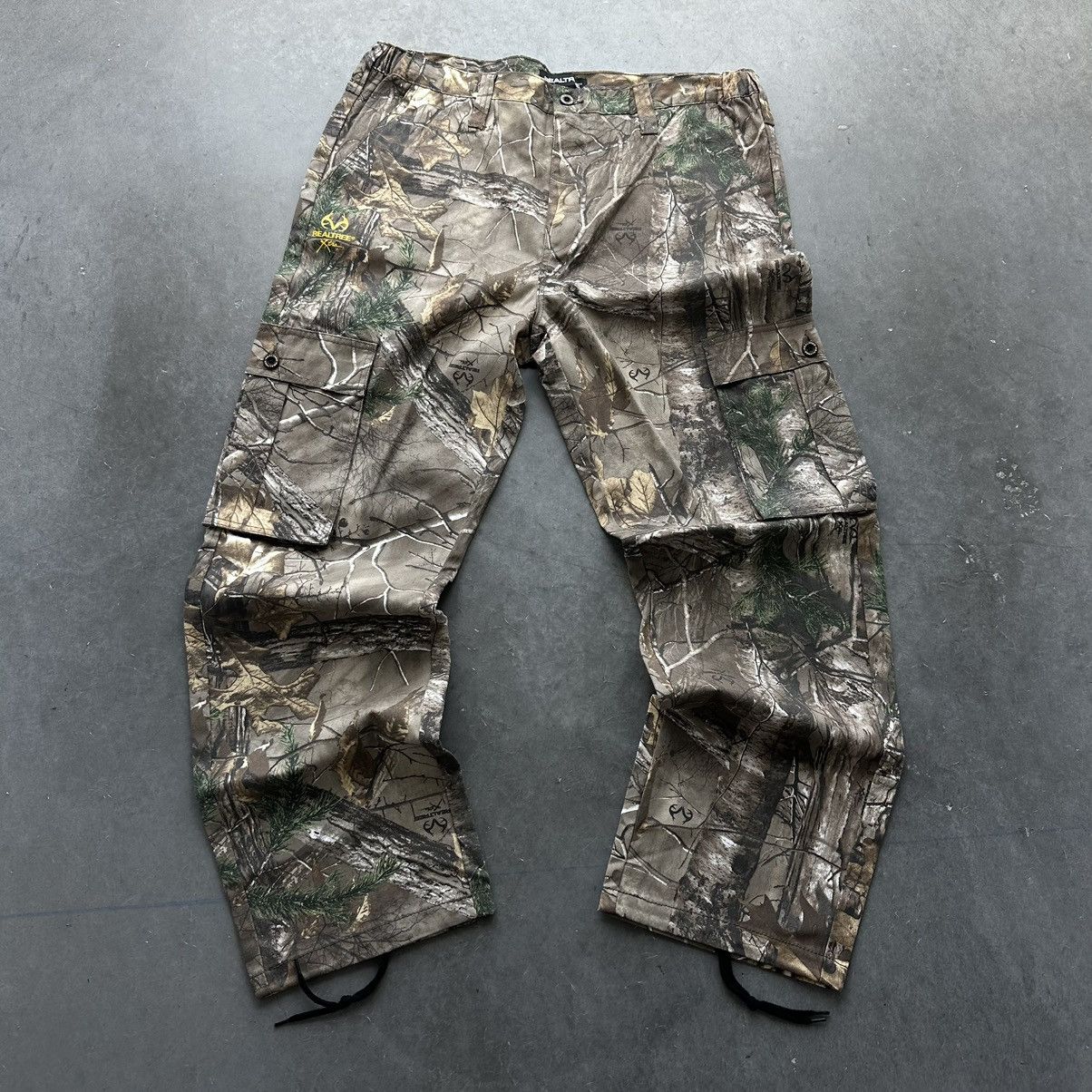 Realtree × Vintage Crazy Vintage Y2K Realtree Camo Cargo Pants Baggy Wide Leg | Grailed