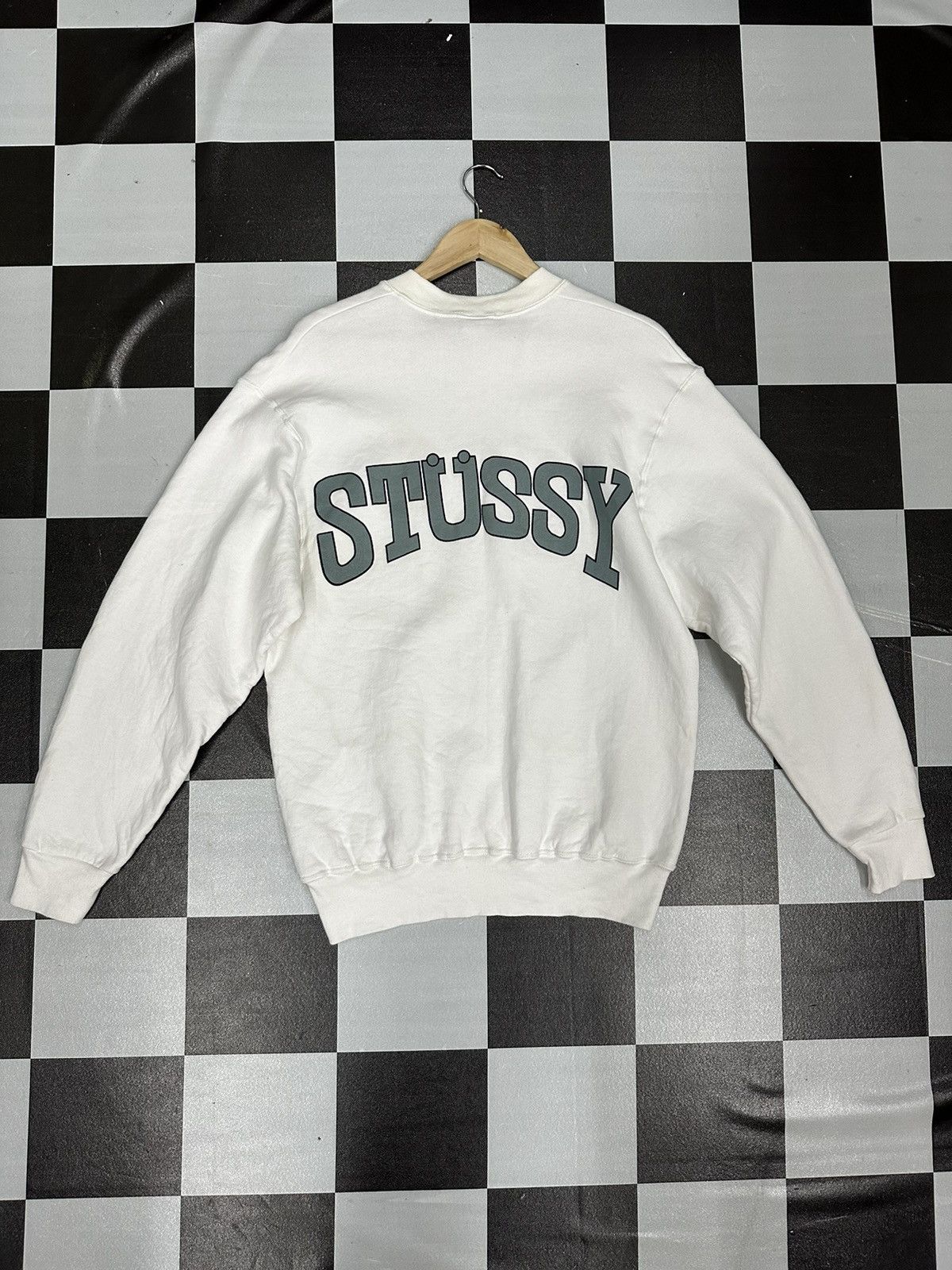 Stussy × Vintage Rare 80’s Stussy Mirror Sweatshirts | Grailed