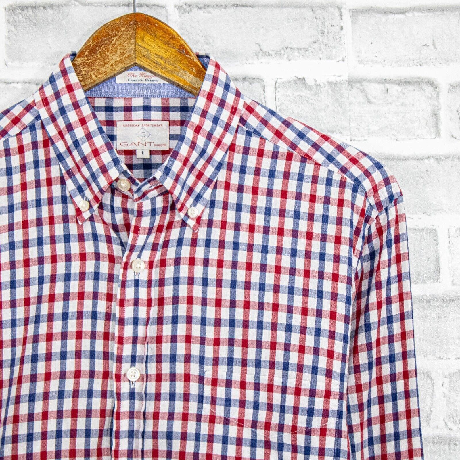 Gant GANT Rugger The Hugger Button Down Shirt Handloom Madras | Grailed
