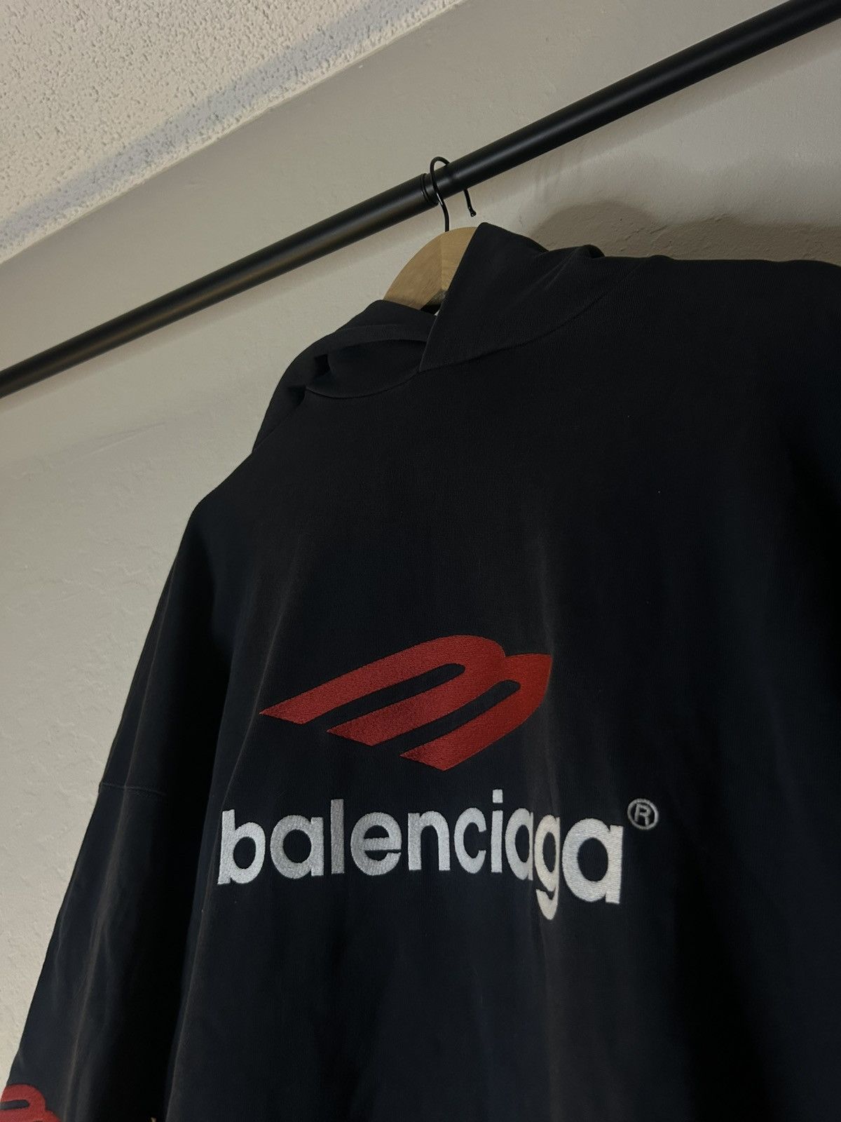 Balenciaga Balenciaga 3B Sporty Icon Hoodie | Grailed