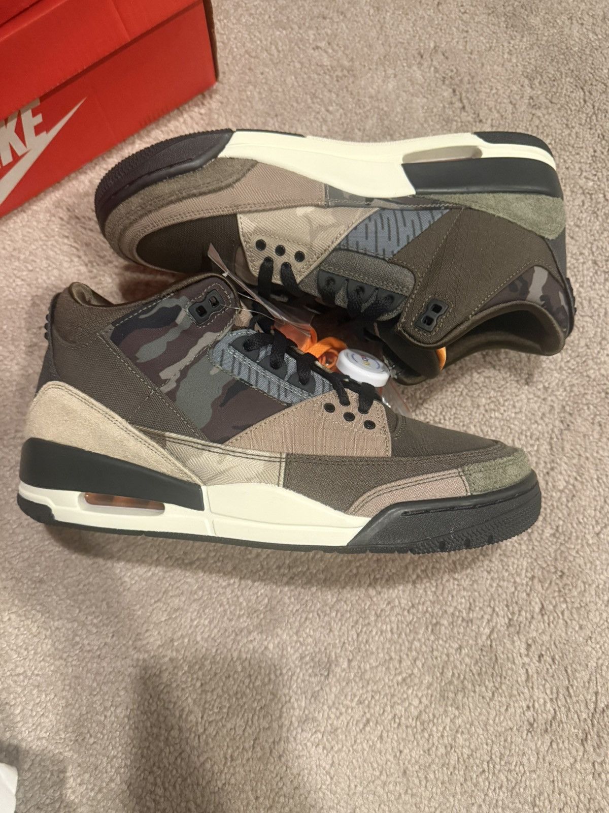 Jordan Brand air jordan 3 patchwork | retro se | dark hazel / multi ...