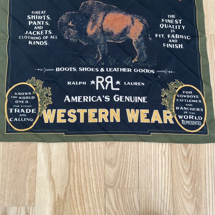 RRL Ralph Lauren RRL Double RL Ralph Lauren Bandana Americana Western ...
