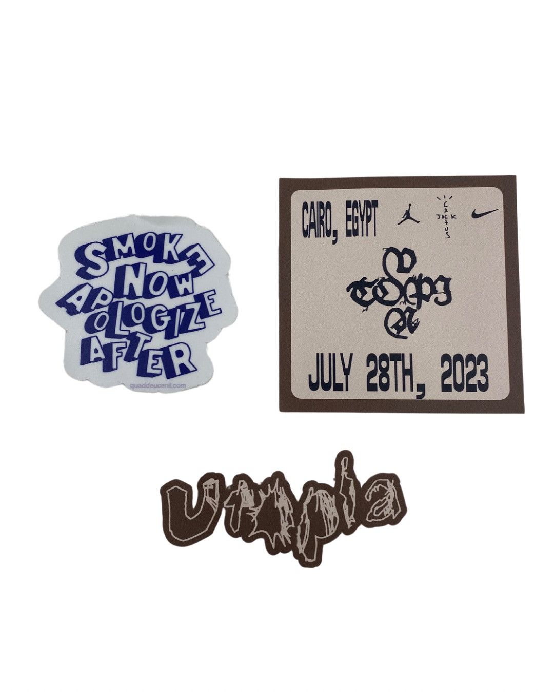 Jordan Brand × Nike × Travis Scott 🖼️ Utopia Egypt Stickers 1/46 | Grailed