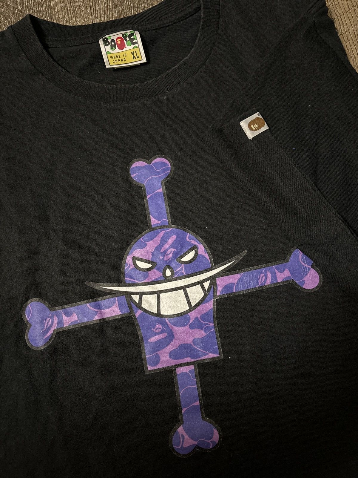 Bape Bape x One Piece Whitebeard Tee | Grailed