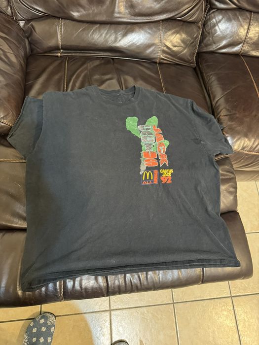 Travis Scott CACTUS JACK X MC DONALDS TRAVIS SCOTT TEE XL | Grailed