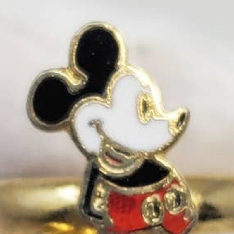 Disney VTG Walt Disney Productions Mickey Mouse Enamel Ring | Grailed