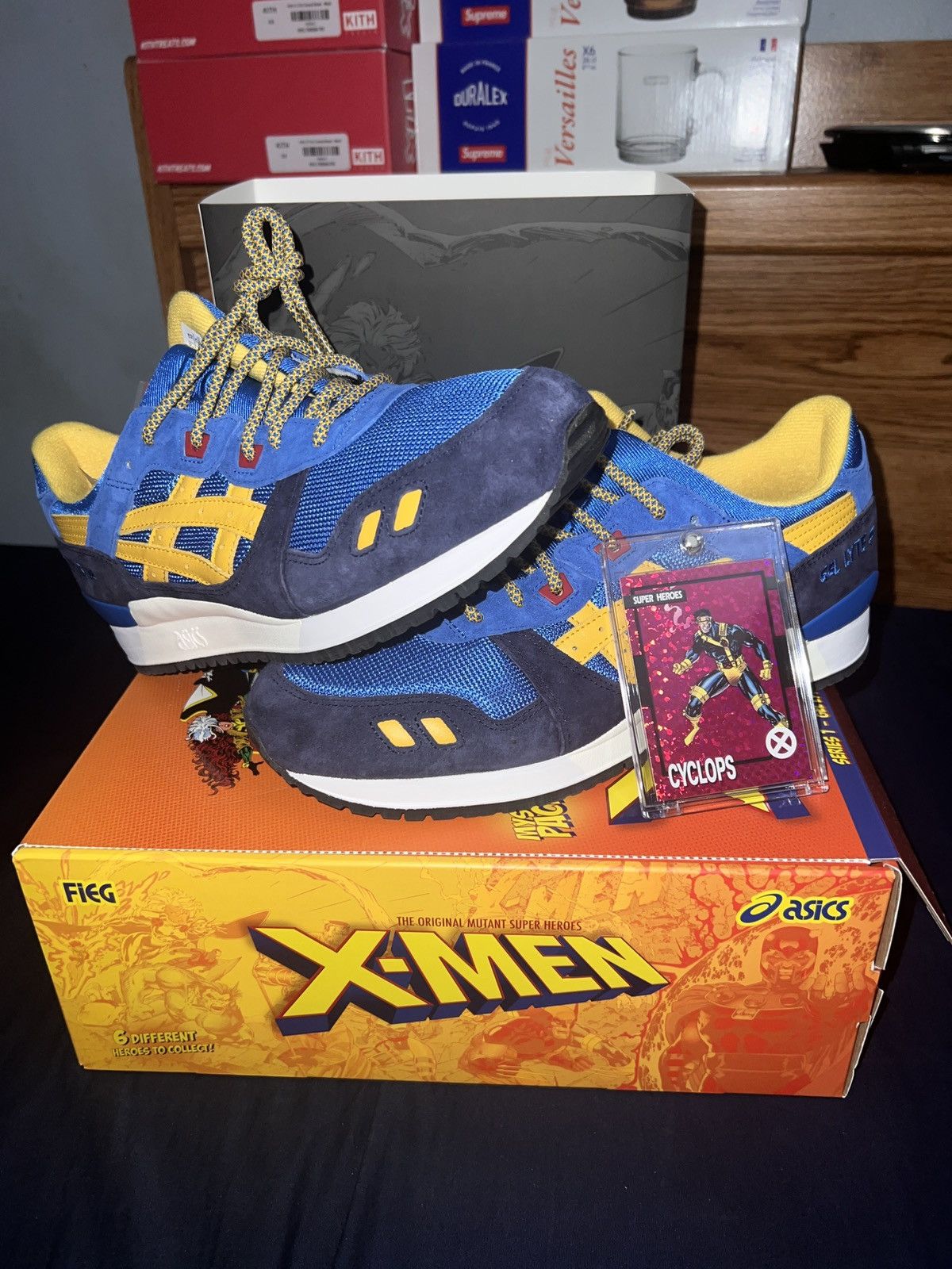 Asics × Kith × Marvel Comics Kith x Marvel asics 10 Cyclops Card ...
