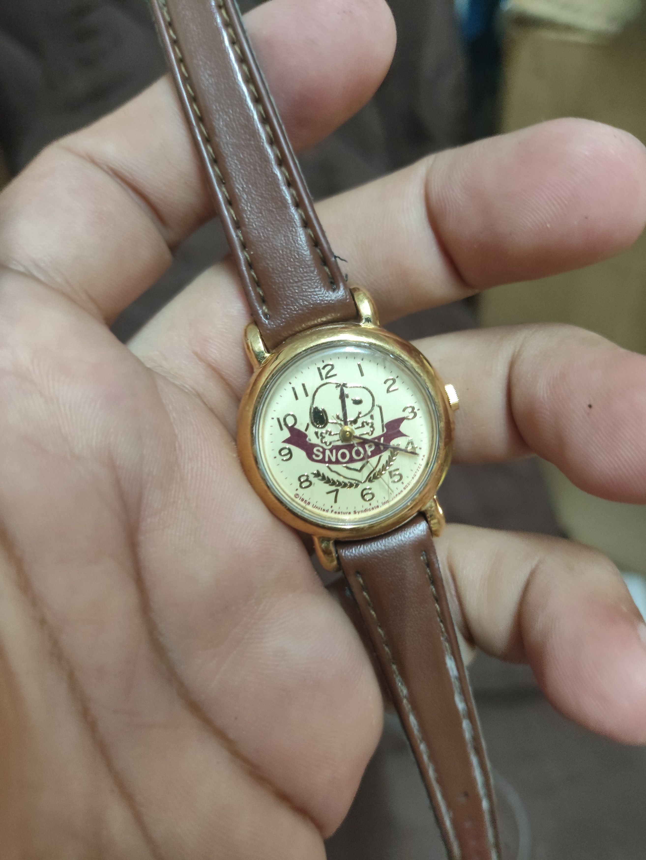 Japanese Brand × Vintage × Watches Retro SNOOPY By VEGA Japan Watch ...