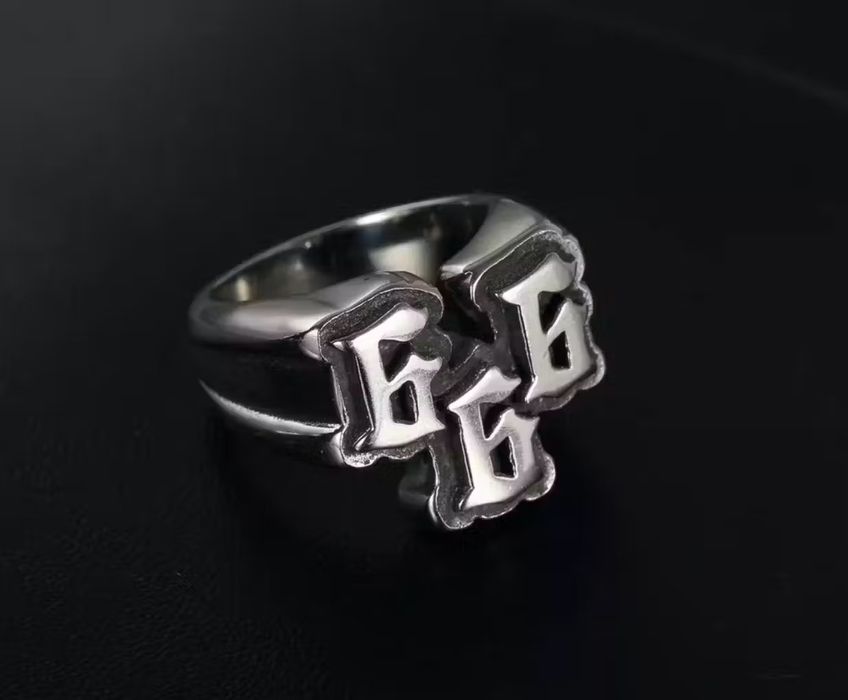 Custom Number 666 Ring | Grailed