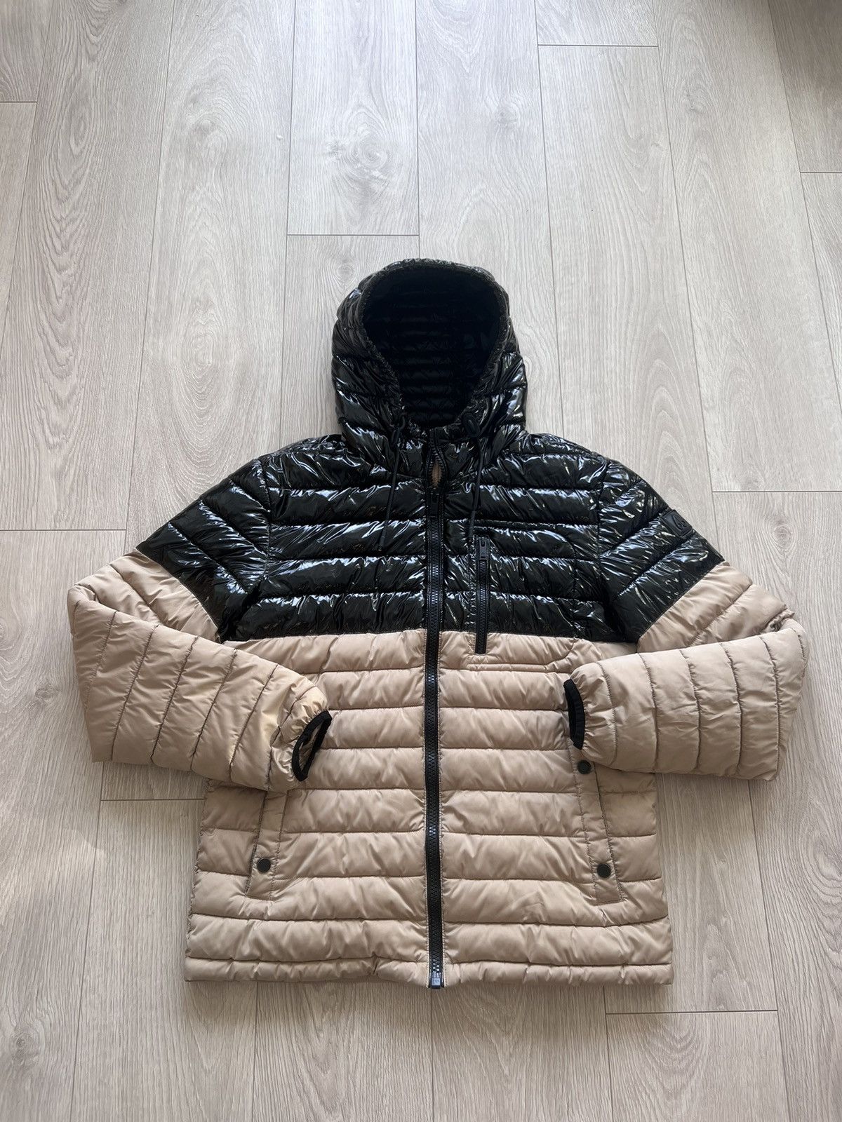 Vintage Moose Knuckles Ropper Puff Jacket Designer Beige Brown Black ...