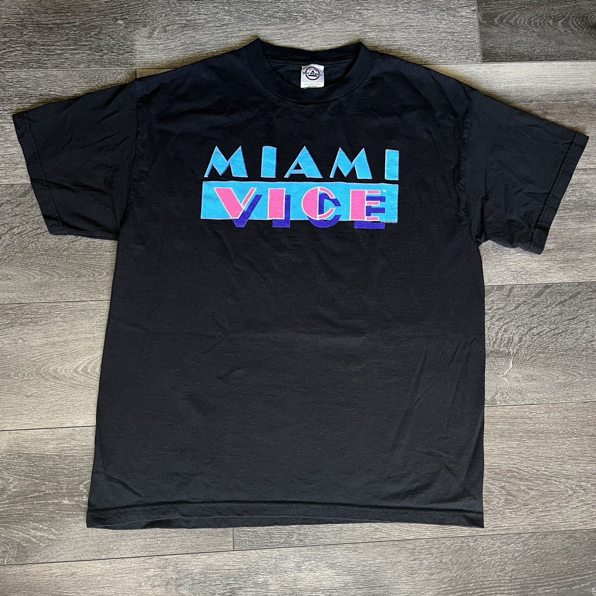 Vintage Vintage 2000s Miami Vice Crime TV Show 80s Style Graphic Tee ...