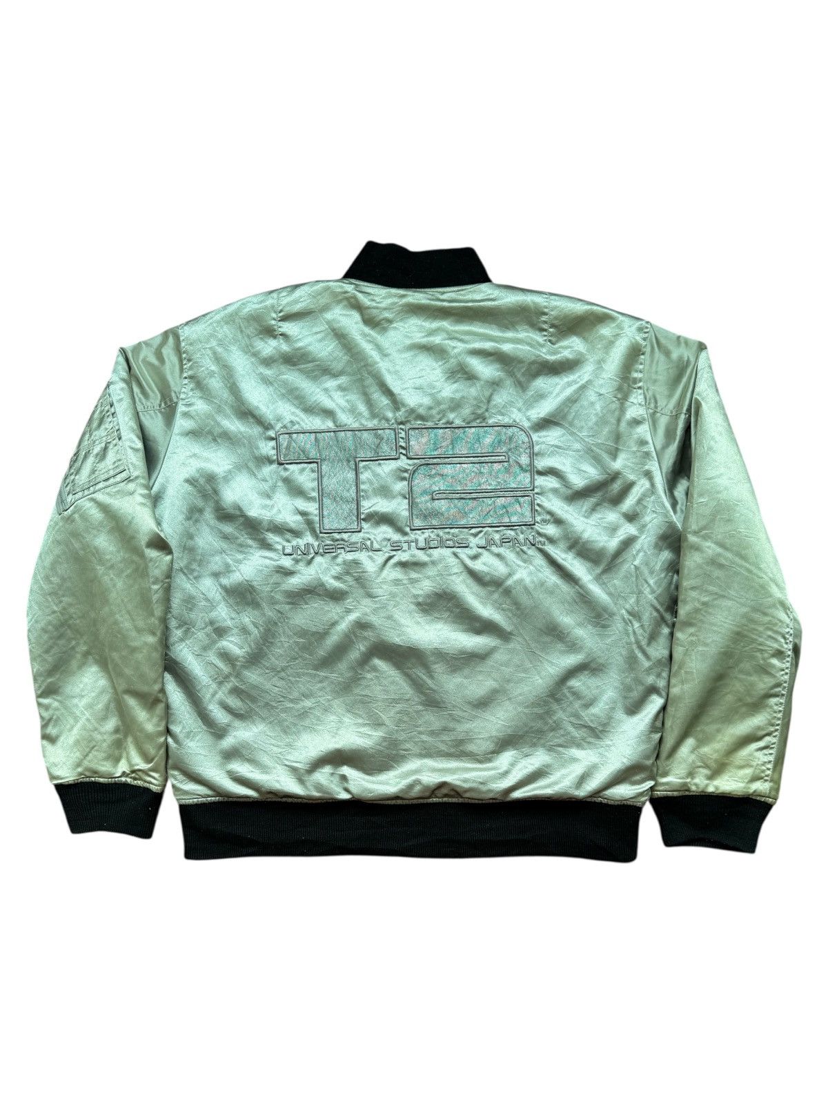 Universal Studios VERY RARE VINTAGE JACKET BOMBER MOVIE TERMINATOR 2 ...