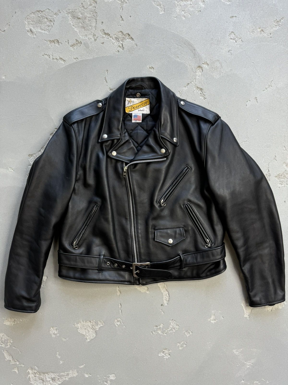 Schott × Very Rare × Vintage Vintage Schott Perfecto Motorcycle Jacket ...