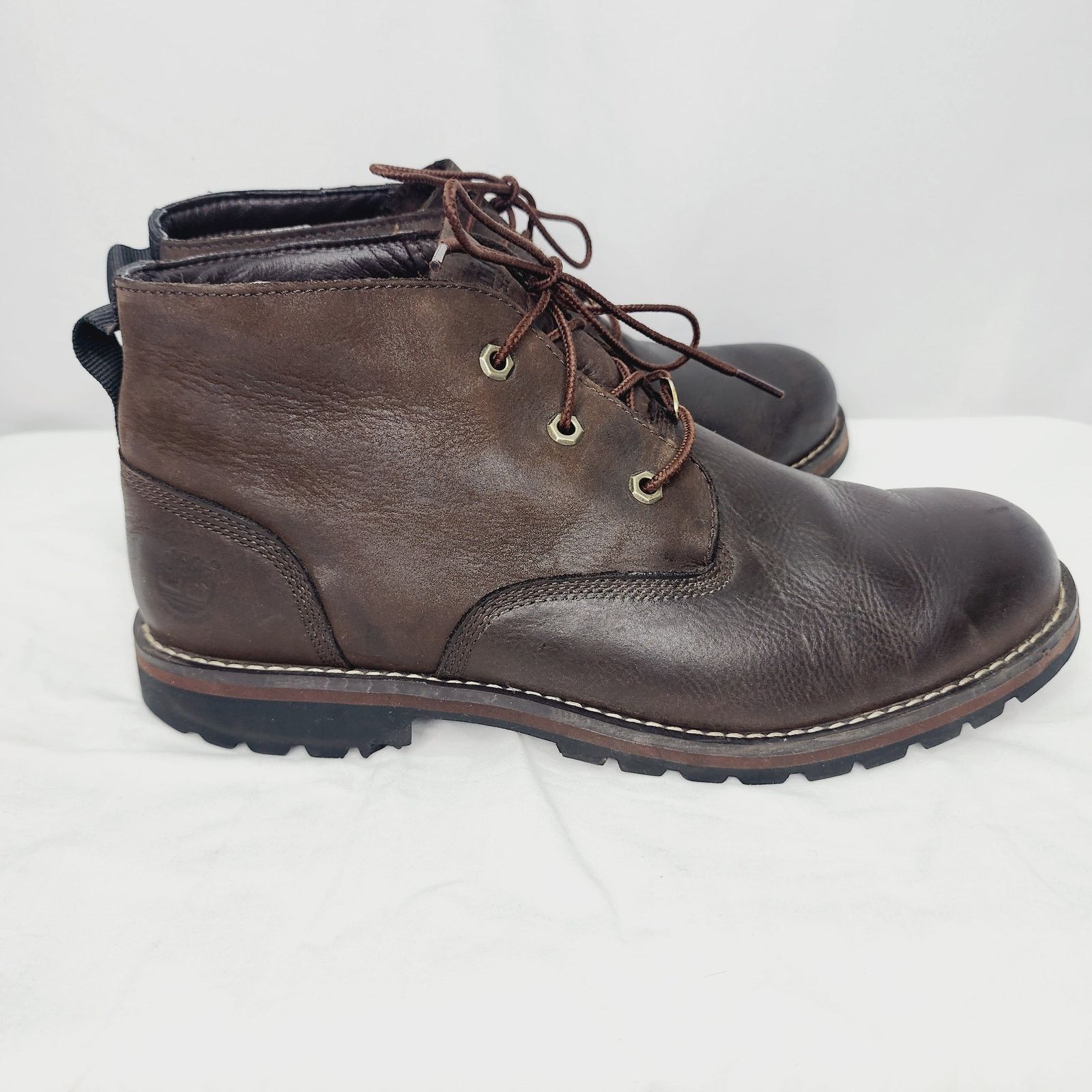 Timberland Timberland Ortholite Brown Leather Men's 12 Chukka Boots ...