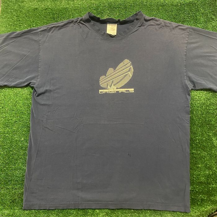 Adidas Vintage 90s Adidas Originals 3D Trefoil Shirt Sun Faded Tee | Grailed