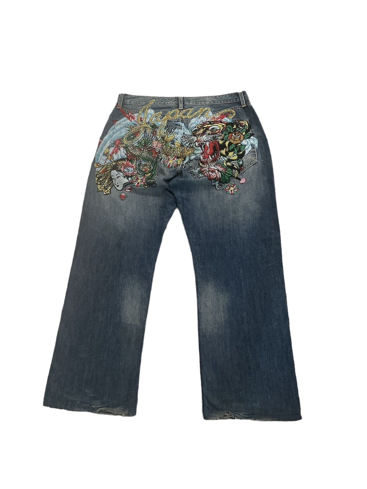 Ed Hardy Ed Hardy Japan denim | Grailed