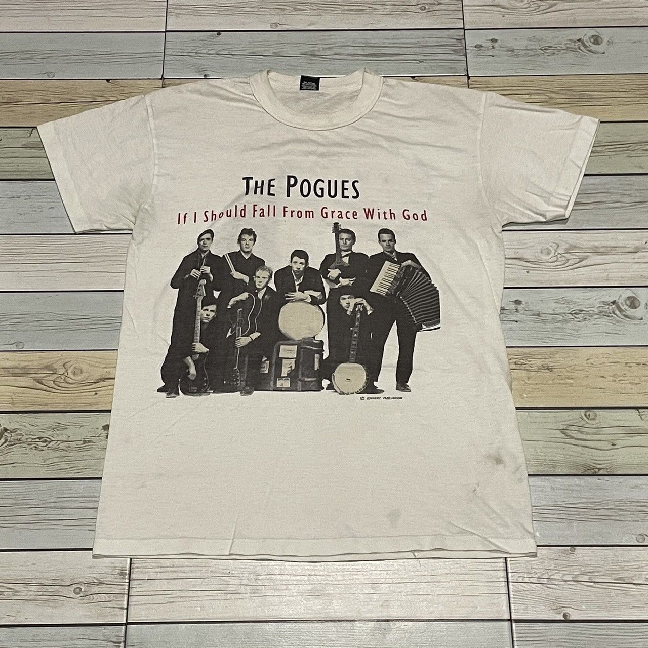 Band Tees × Tour Tee × Vintage Rare Vintage 80’s The Pogues Band Tour ...