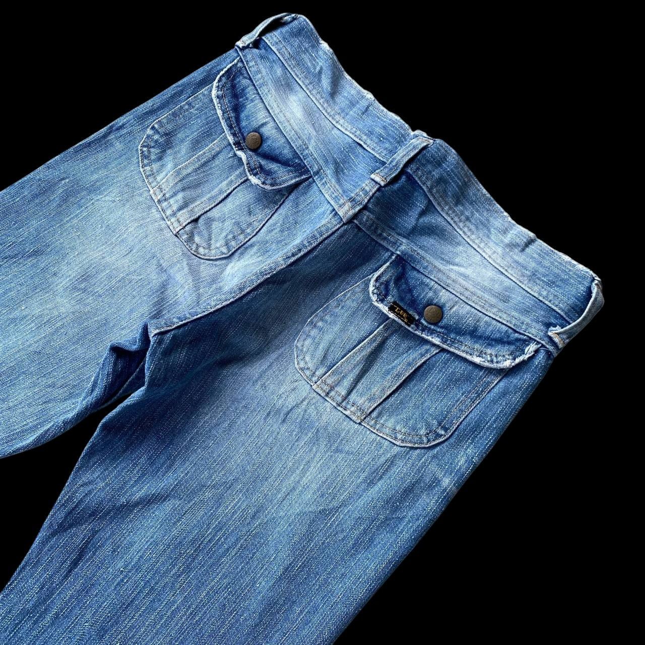 Lee RARE Vintage Lee Riders Button Slit Flare Jean-70s/80s Style | Grailed