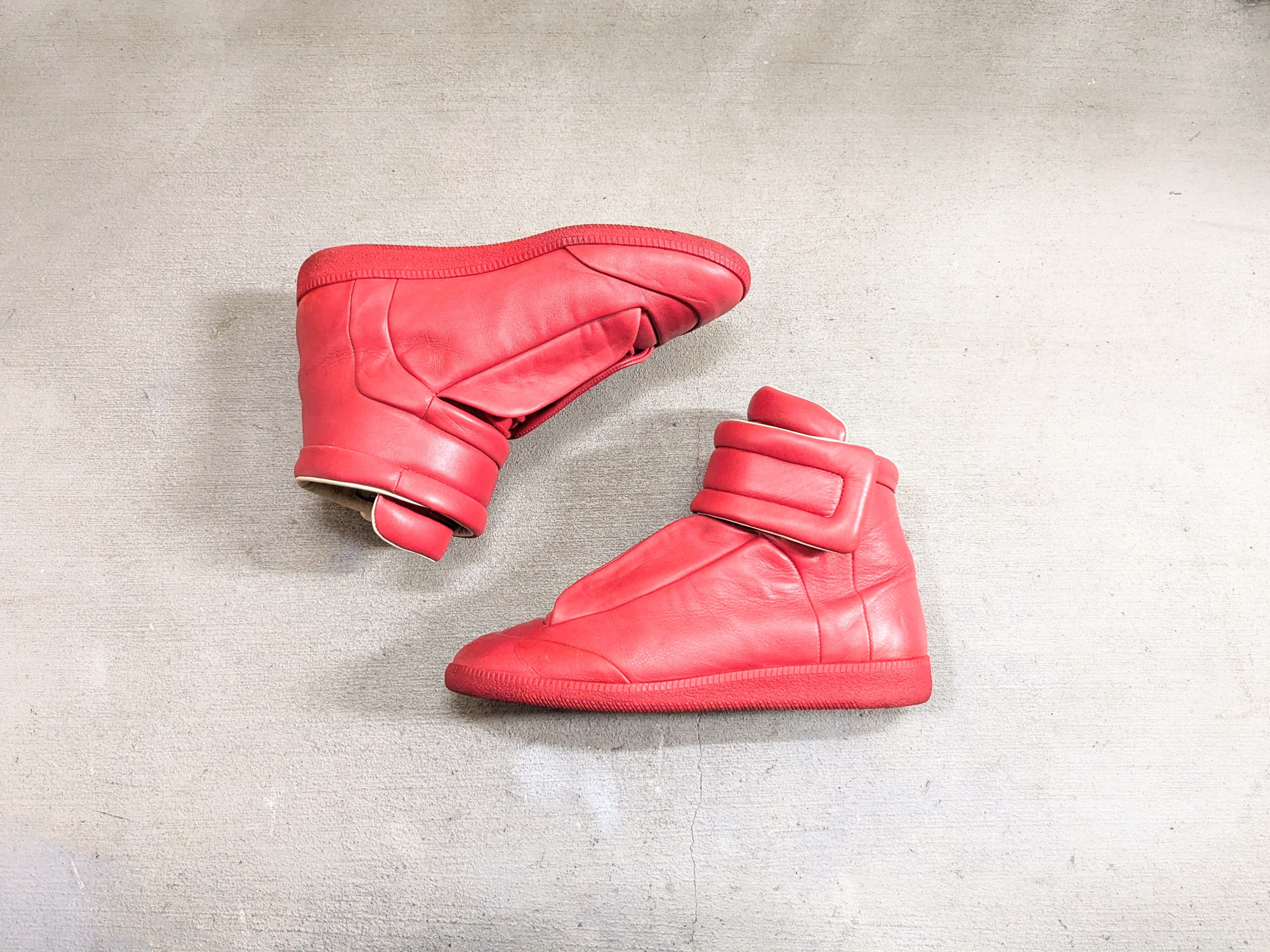 Maison Margiela Maison Margiela Future Red 11 44 Leather High Tops ...