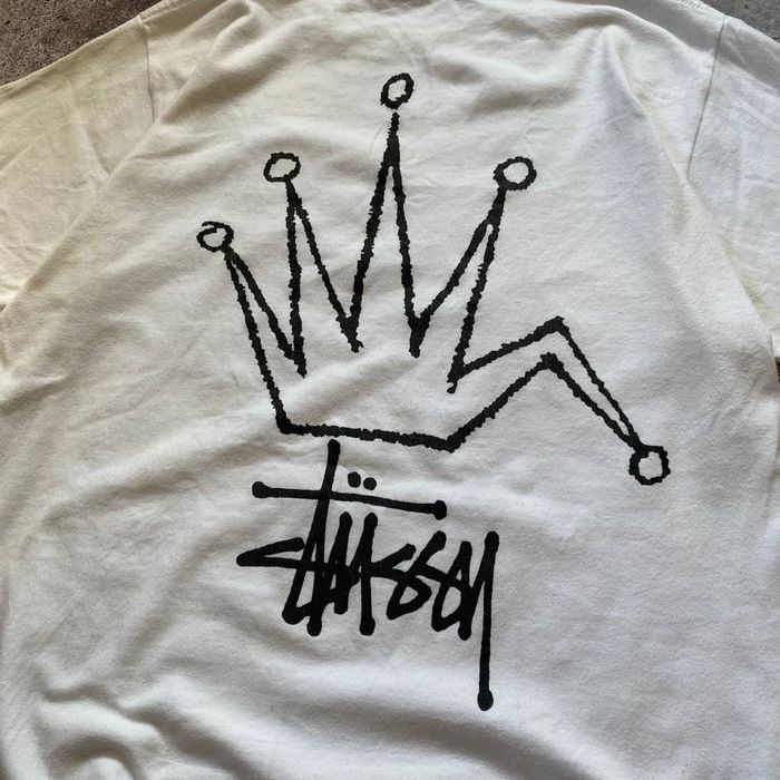 Vintage Stussy Crown Logo T-shirt | Grailed