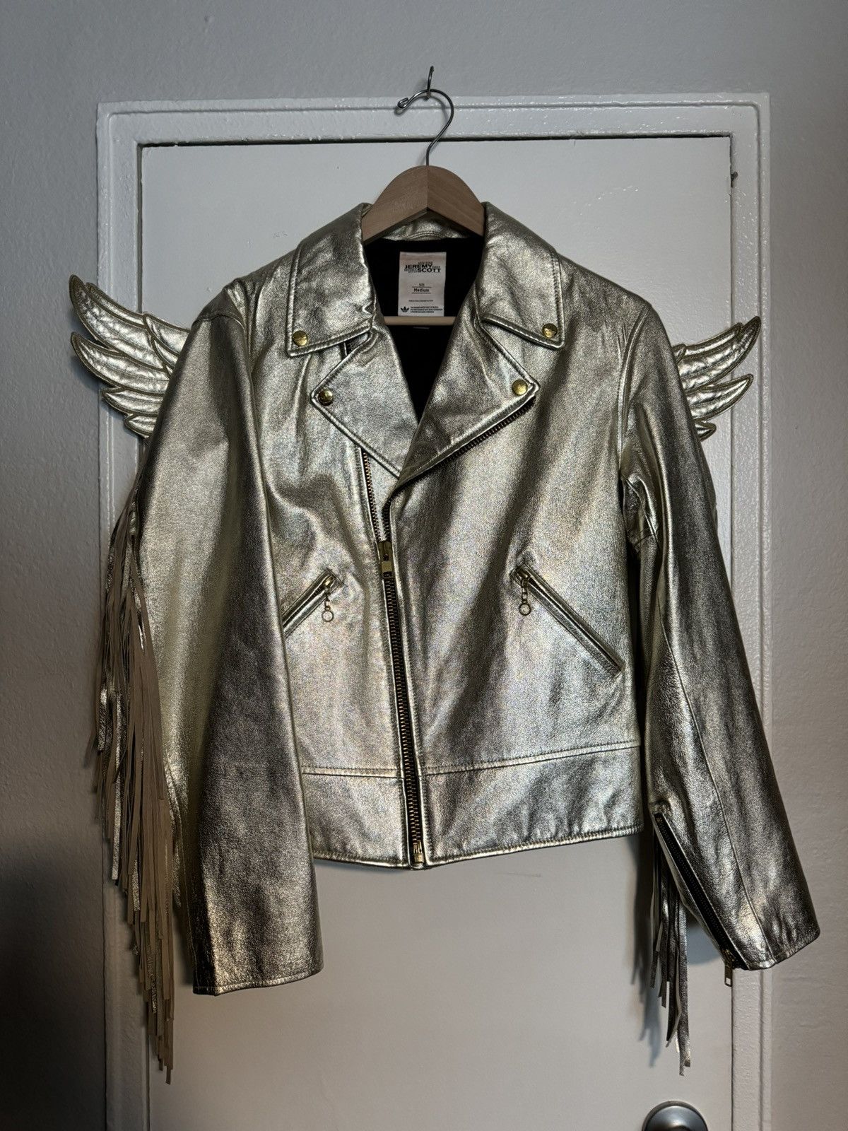 Adidas × Jeremy Scott Jeremy Scott x Adidas Wings Jacket Gold | Grailed