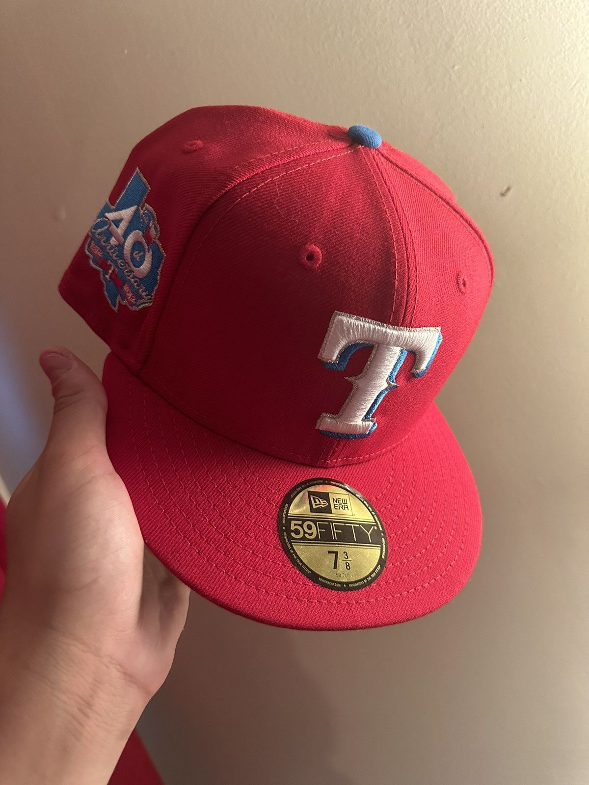 New Era 4ucaps Texas Rangers 7 3/8 designed by Blue Brims | Grailed