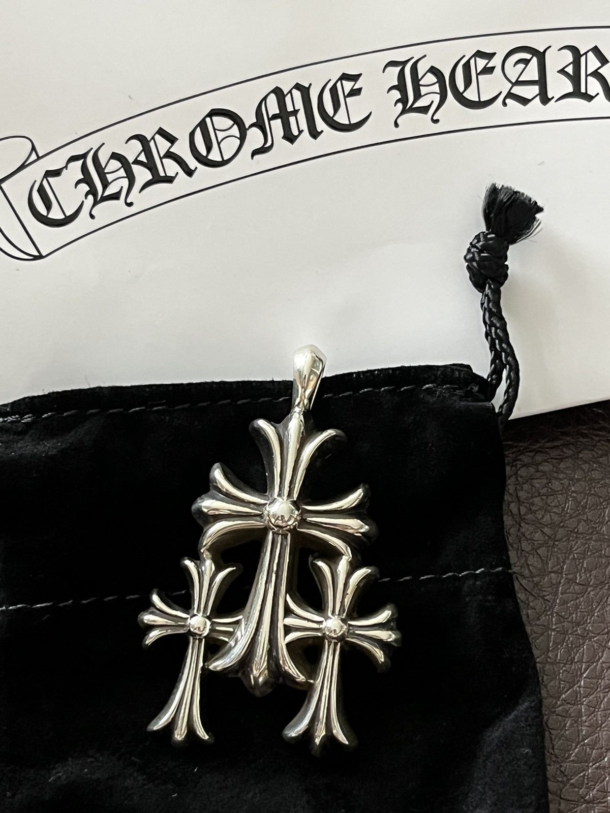Chrome Hearts ♰ Chrome Hearts Limited Edition Cross Logo Pendant Brand ...