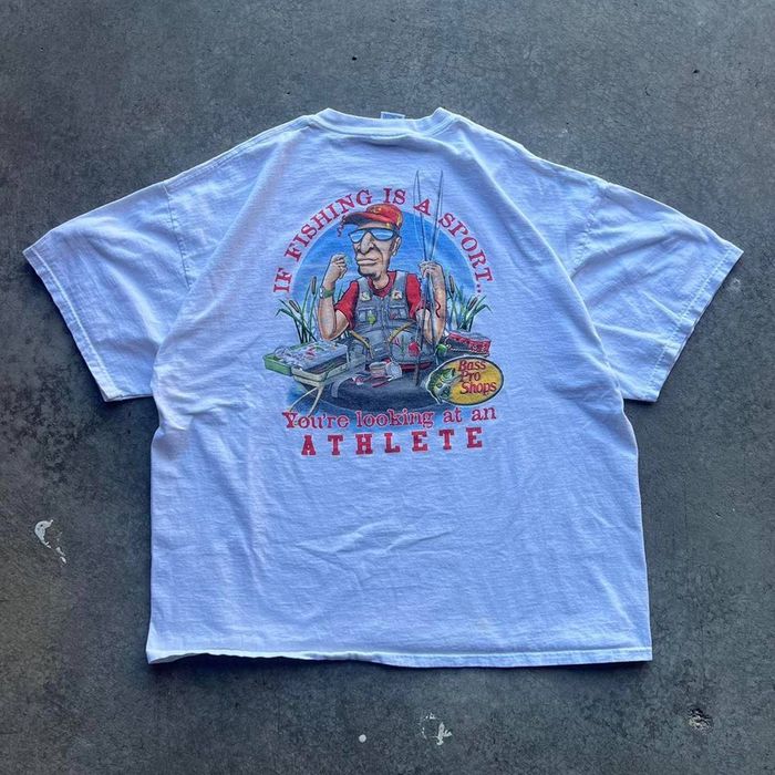 Vintage Vintage Bass Pro Shop Fishing T Shirt | Grailed