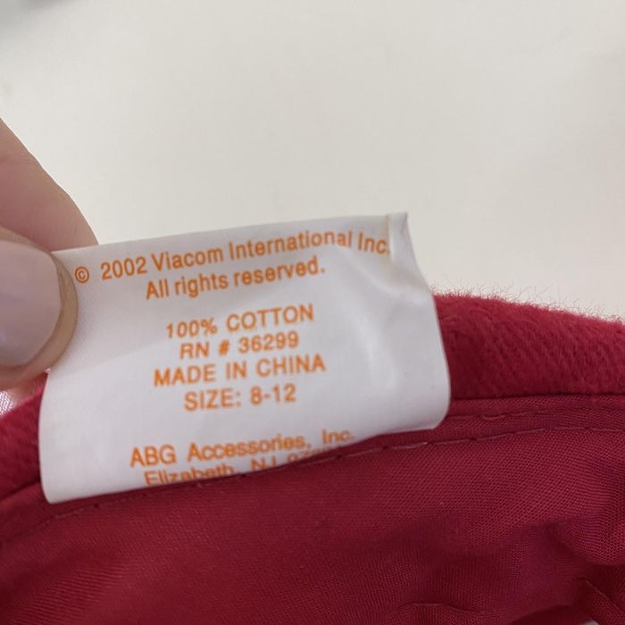 Vintage 2002 Vintage Jimmy Neutron Red Strap Back Hat Cap | Grailed