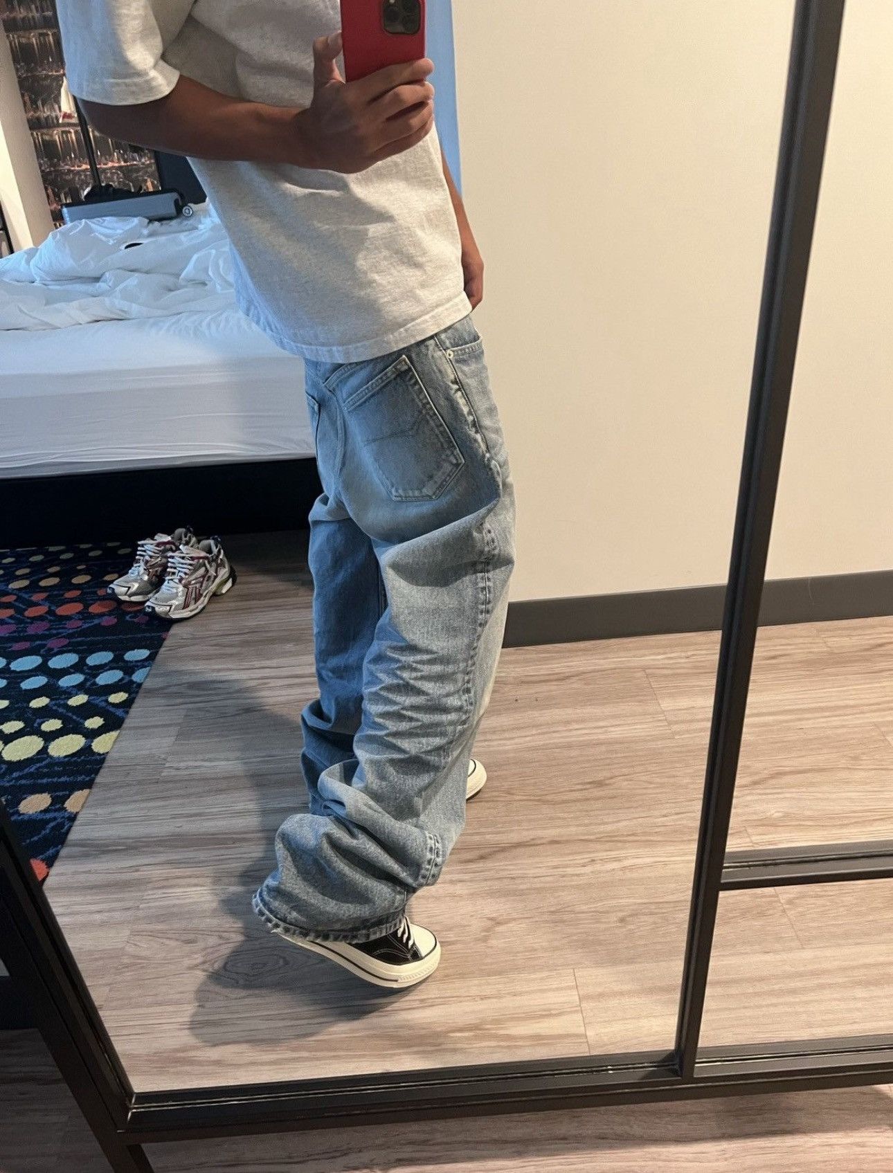 Balenciaga Rare Balenciaga Lost Tape Straight Leg Baggy Denim | Grailed