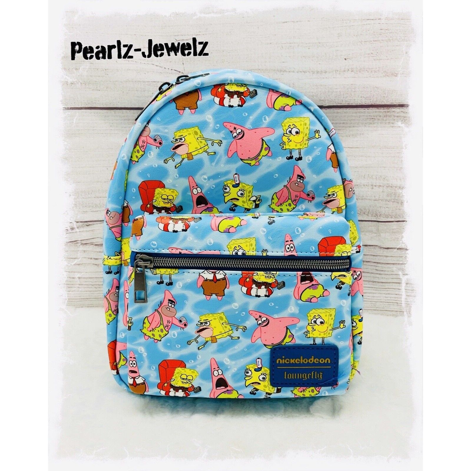 Disney Loungefly SpongeBob SquarePants Memes Allover Print AOP Mini ...