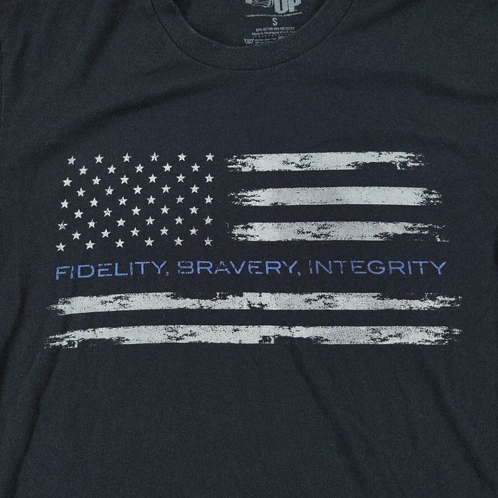 All Black Ranger Up Shirt Men Small Black Fidelity Bravery Integrity Graphic Short Sleeve | Grailed