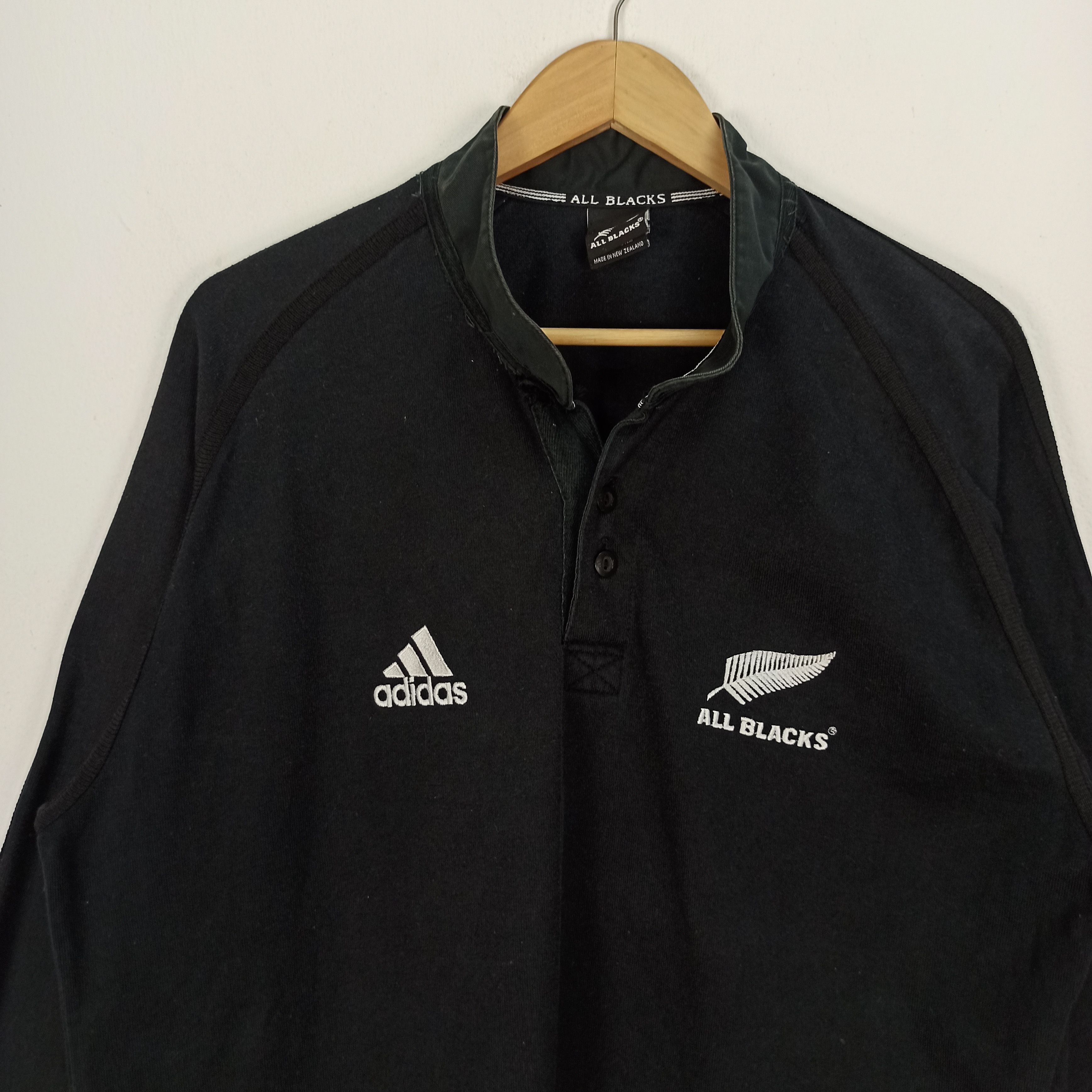 Adidas Rare All Black X Adidas Rugby Long Sleeve | Grailed
