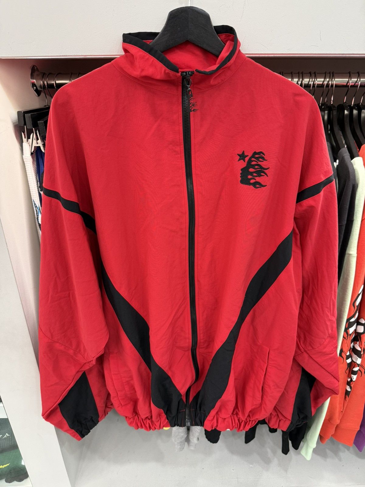 HELLSTAR Hellstar Red Track Jacket | Grailed