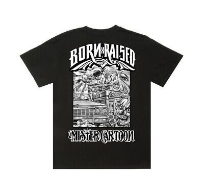 Born X Raised BORN X RAISED x MISTER CARTOON COLLAB TEE | Grailed