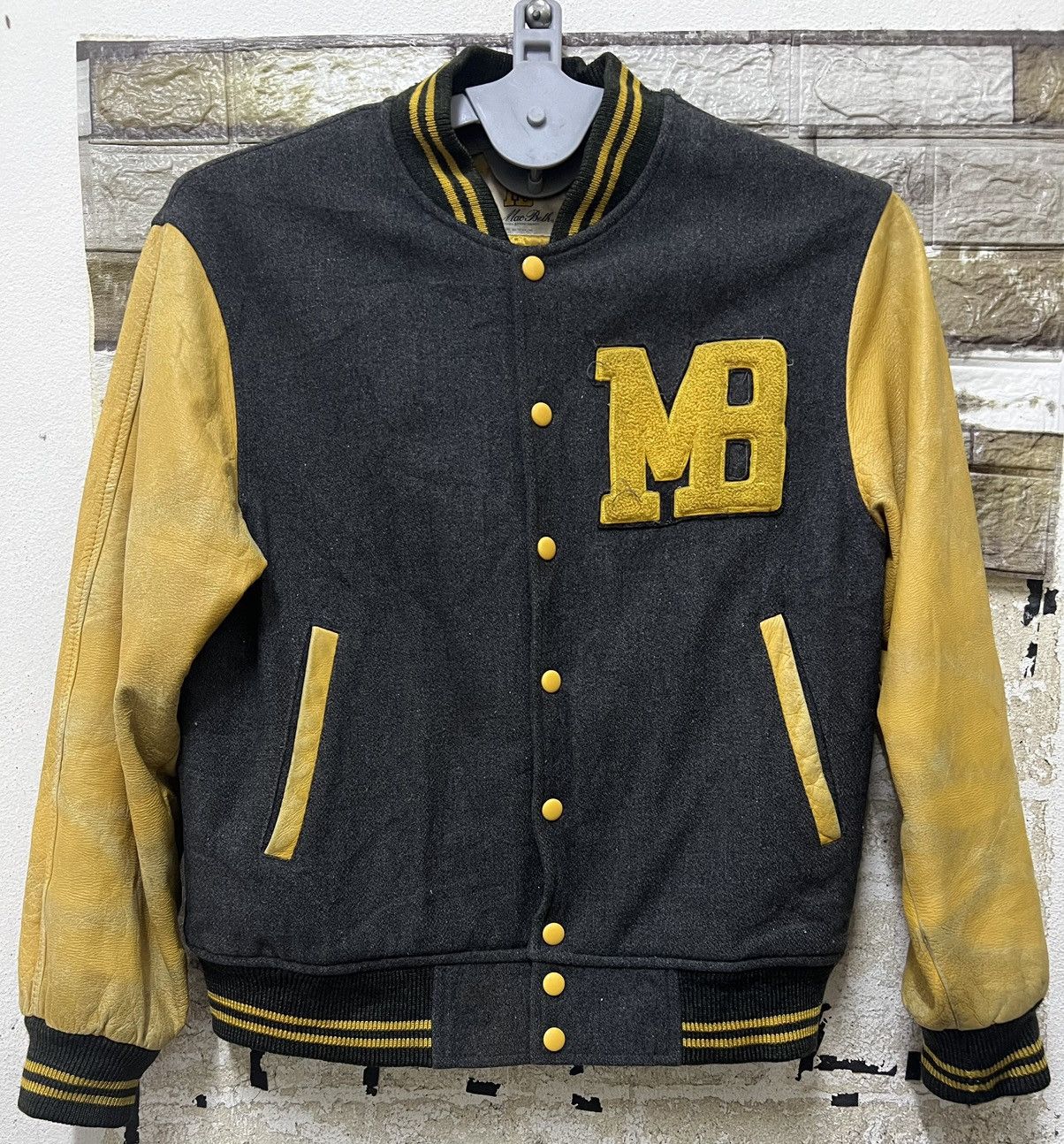 Leather × Macbeth × Varsity Jacket Jacket VARSITY x MAC BETH | Grailed