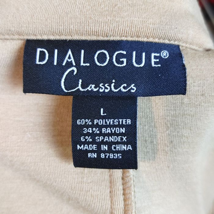 Other Dialogue Classic's Women's Beige Button Down Dress Coat | Grailed